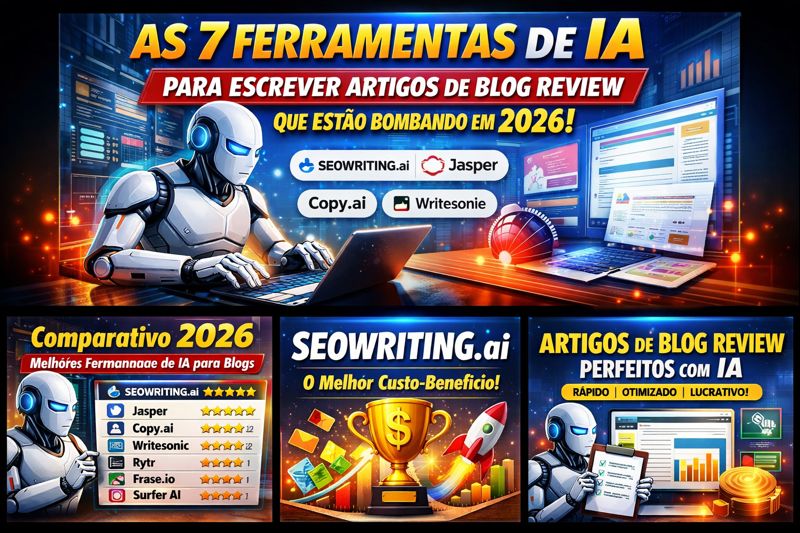 As 7 Ferramentas De IA Para Escrever Artigos De Blog Review Que Estão Bombando Em 2026 (E Que ...